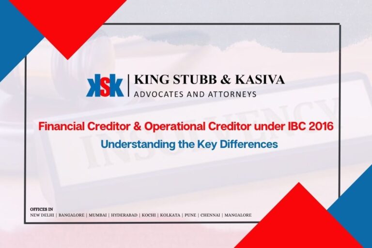 Key Differences Between Financial and Operational Creditors under IBC 2016